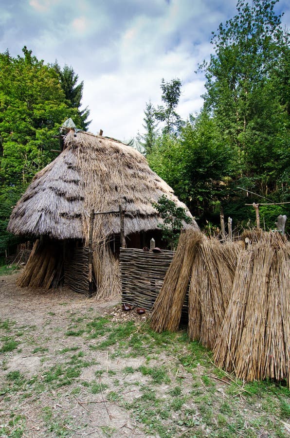 Medieval hut stock image. Image of historical, village - 62535097