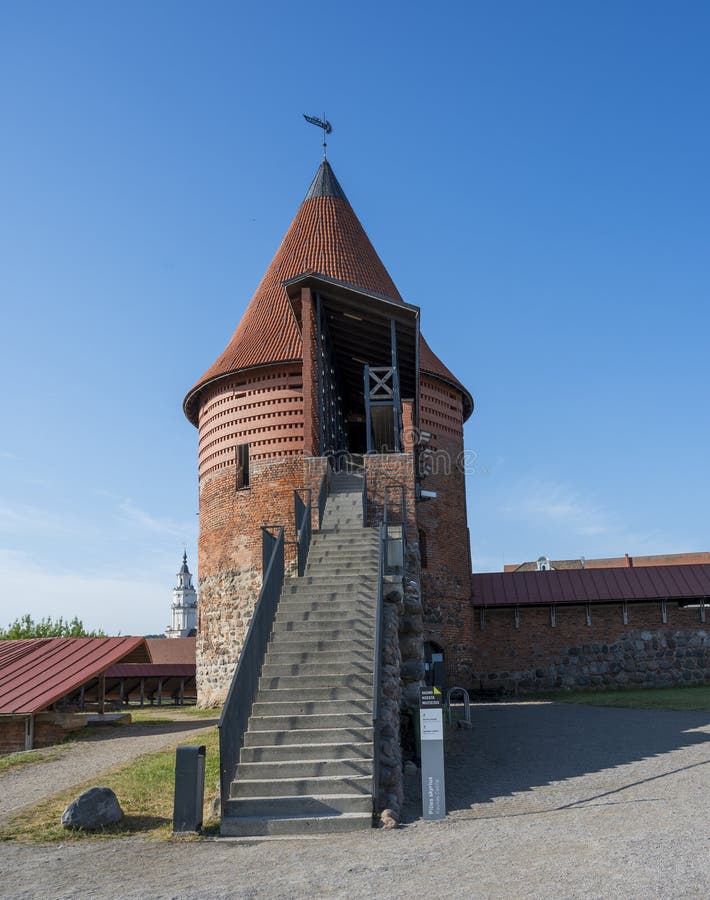 Medieval Kaunas Castle in the City of Kaunas Stock Image - Image of ...