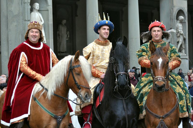 Medieval Kings in a Reenactment in Italy Editorial Image - Image of ...