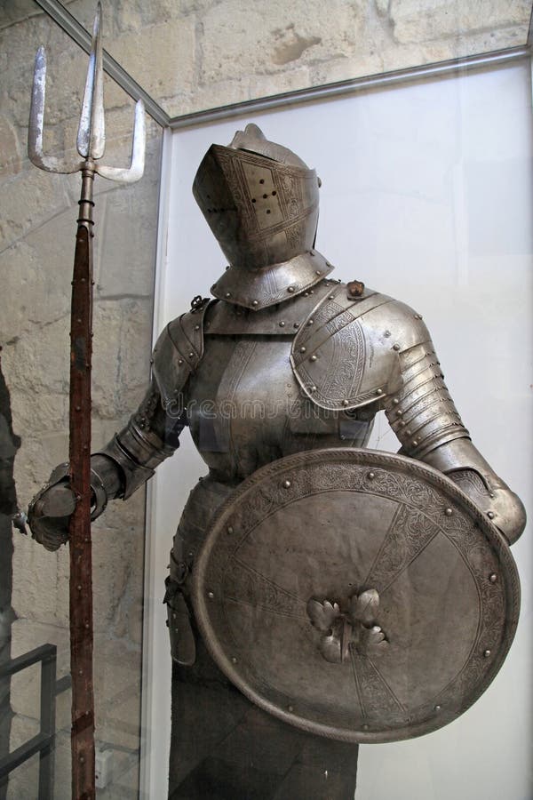 Medieval knight armour stock image. Image of royal, iron - 108964119