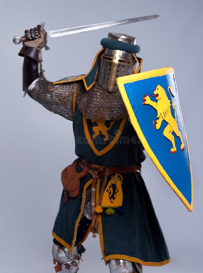 Medieval Knight stock photo. Image of forces, century - 45200968