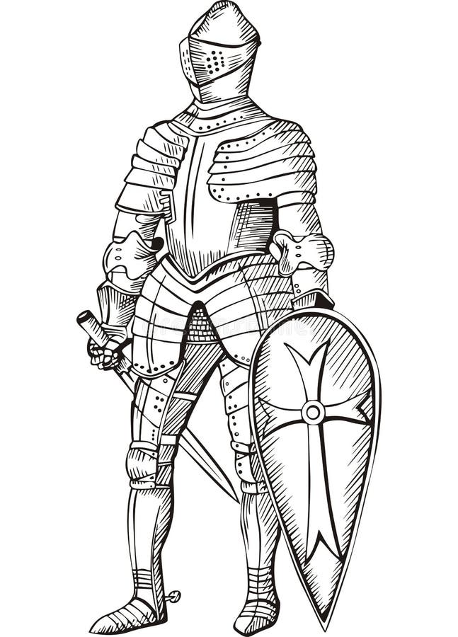 Medieval knight stock vector. Illustration of person - 33883729 Medieval knight stock vector. Illustration of person - 33883729