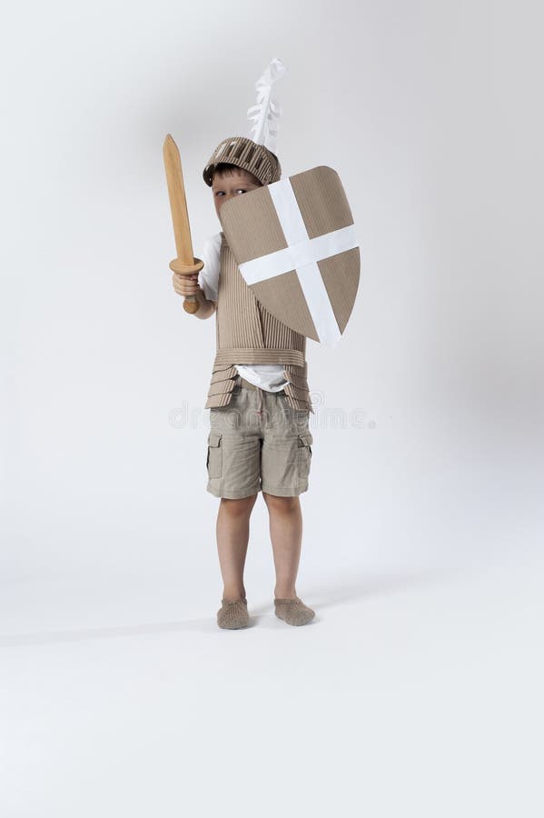 Medieval knight child stock image. Image of chevalier - 48812711