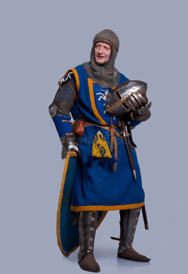 The man in armor. Knight. stock photo. Image of armour - 22384102