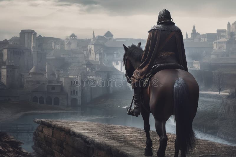 Medieval Knight Hero. Generate Ai Stock Illustration - Illustration of ...