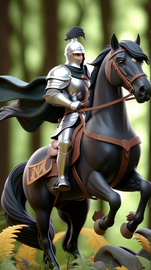 133 Knight Riding Horse Silhouette Stock Photos - Free & Royalty-Free ...