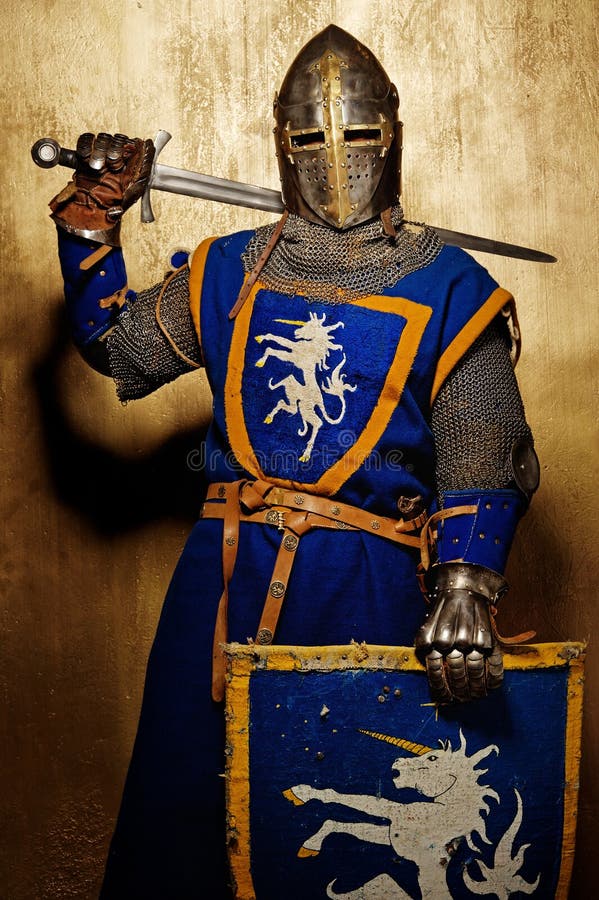 Medieval warriors stock photo. Image of figure, warriors - 24224740