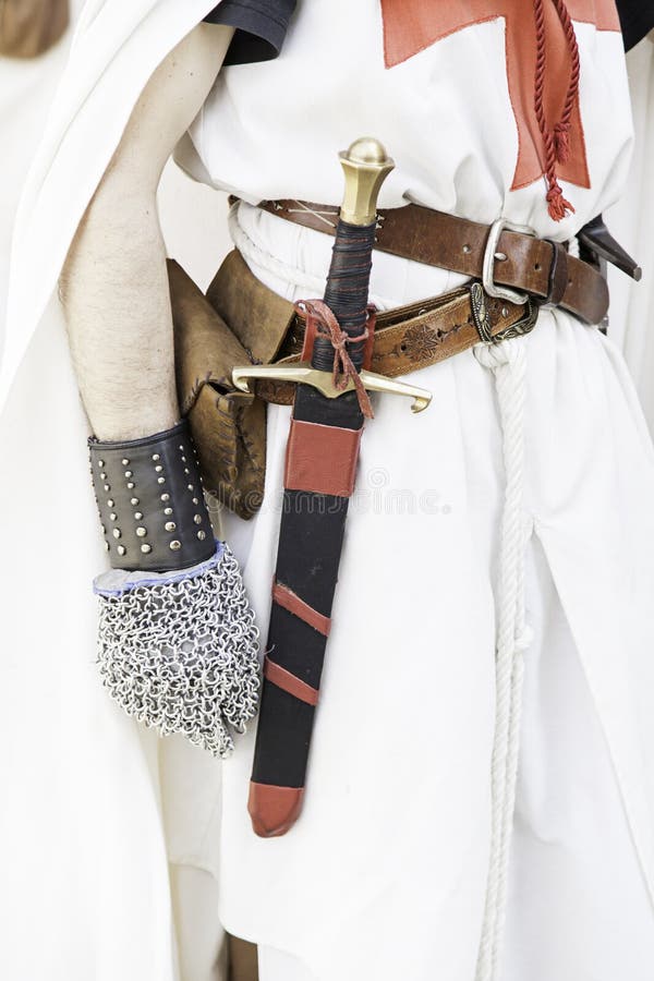 Medieval knight with sword stock photo. Image of history - 50602618