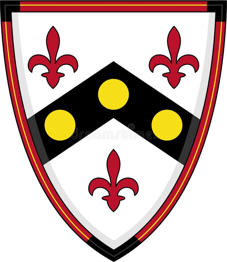 Medieval Knights Shield stock vector. Illustration of crow - 88475448