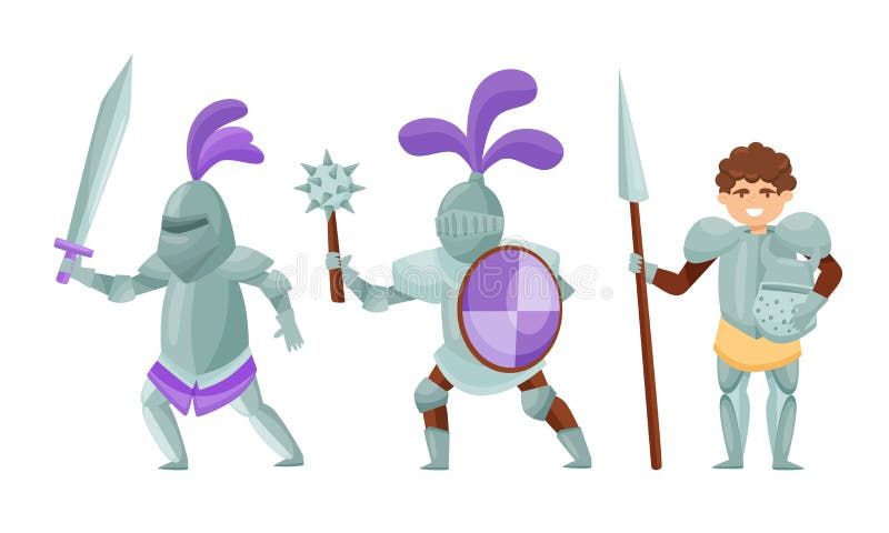 Royal Guard Knights Stock Vector Illustration Of Arms 12959844