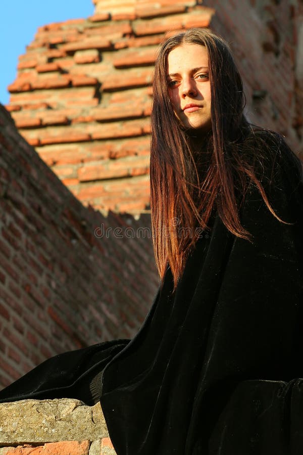 Medieval lady stock photo. Image of castle, gothic, myth - 1362664