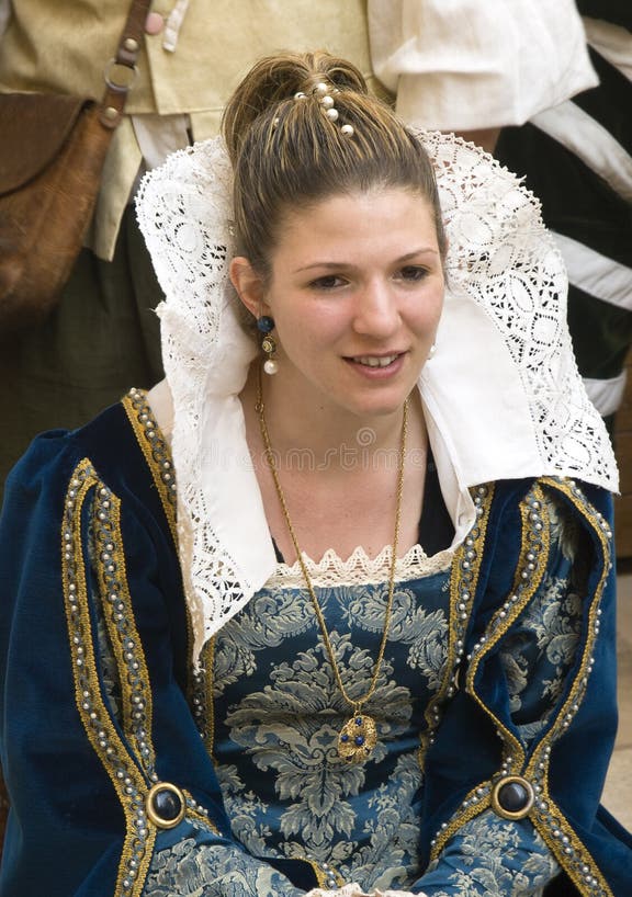 Medieval Lady editorial stock photo. Image of lady, gown - 14360598