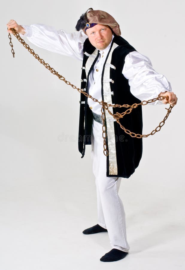 Medieval landlord stock image. Image of expressing, dressed - 5549071