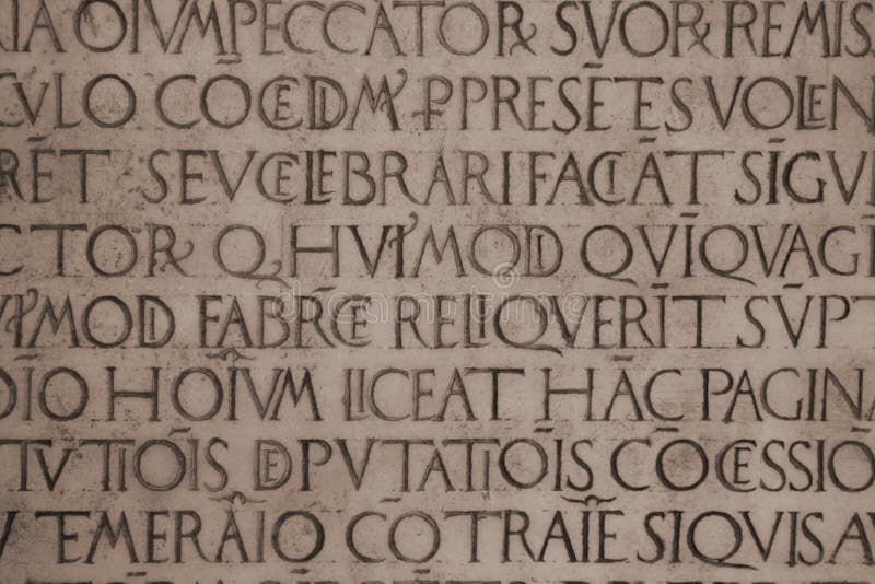 Latin text detail stock photo. Image of ancient, wide - 14942008