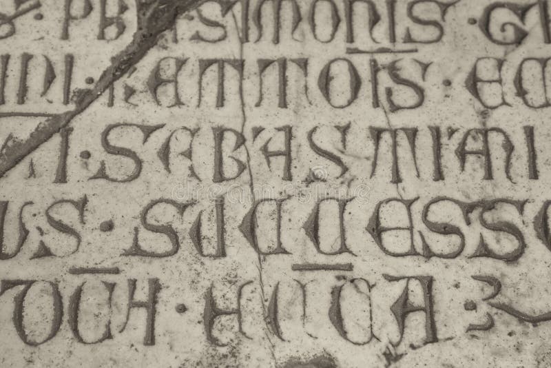 Medieval latin script stock image. Image of line, historical - 1797417