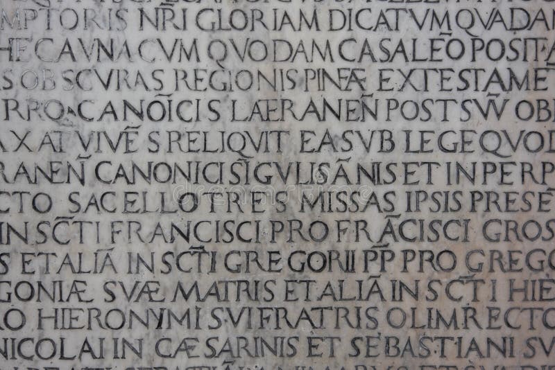 Medieval Latin Catholic Inscription - Free Photo from StockFreeImages