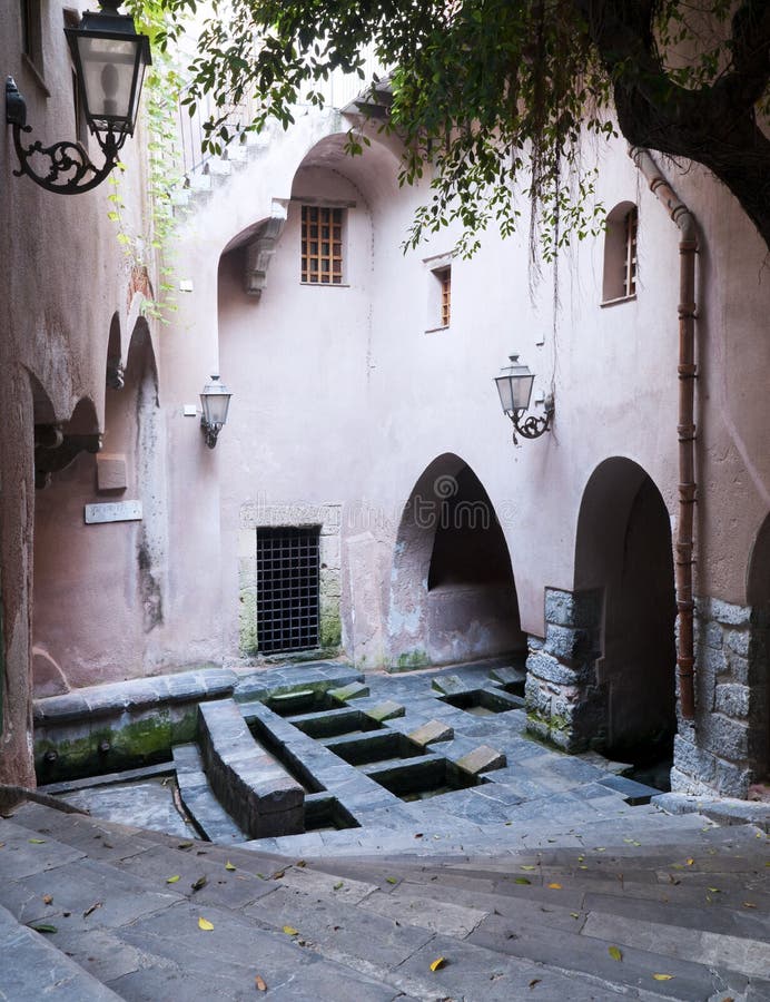 Medieval Laundry stock photo. Image of public, sink, italy - 27111244