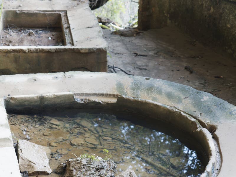 Medieval Laundry Sink in La Spezia in a Place Called Bocca Lupara Stock ...