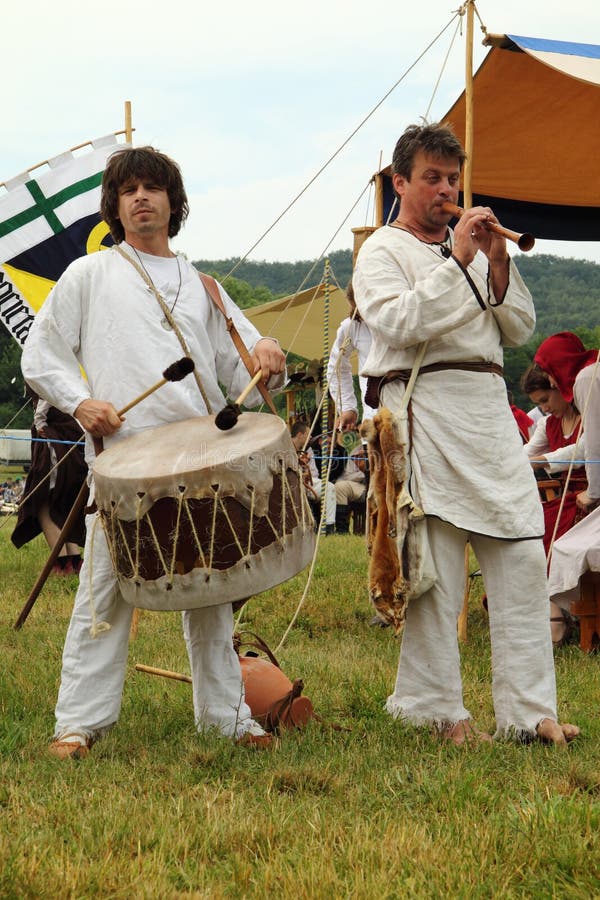 Medieval life editorial image. Image of drum, historical - 25188840