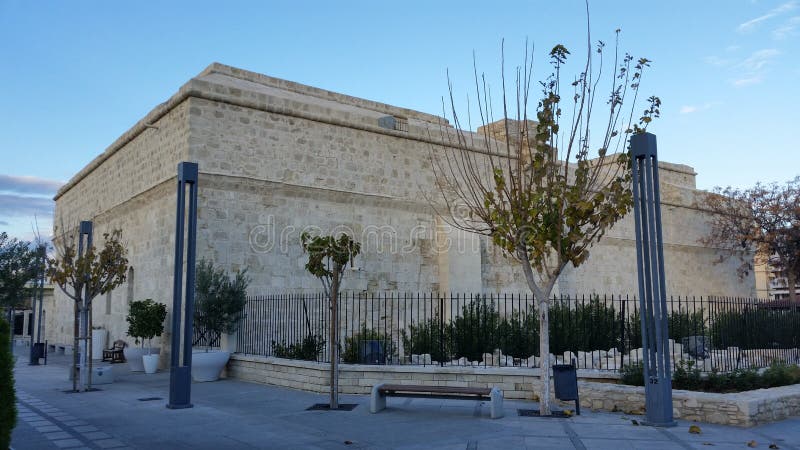 The Medieval Limassol Castle in Cyprus Stock Image - Image of artifact ...