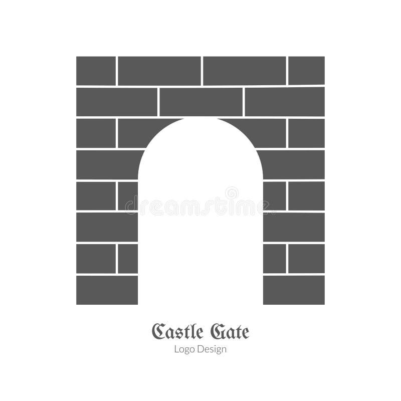 Medieval Logo Emblem Template, Black Simple Style Stock Vector ...