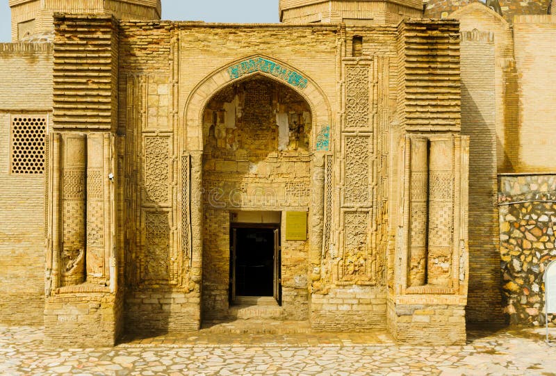 Magoki Attor Mosque in Bukhara Stock Photo - Image of design ...