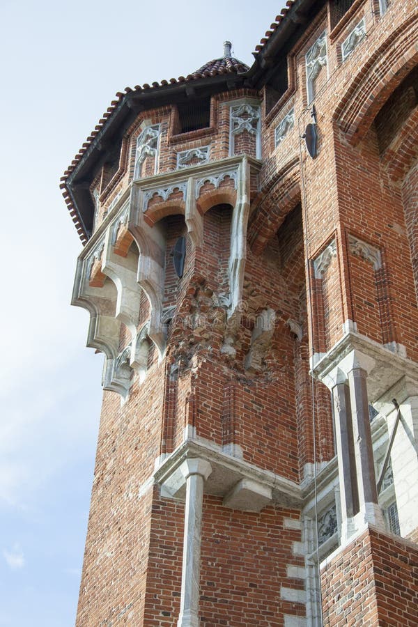 Medieval Malbork Castle Broken Tower Stock Photo - Image of ...
