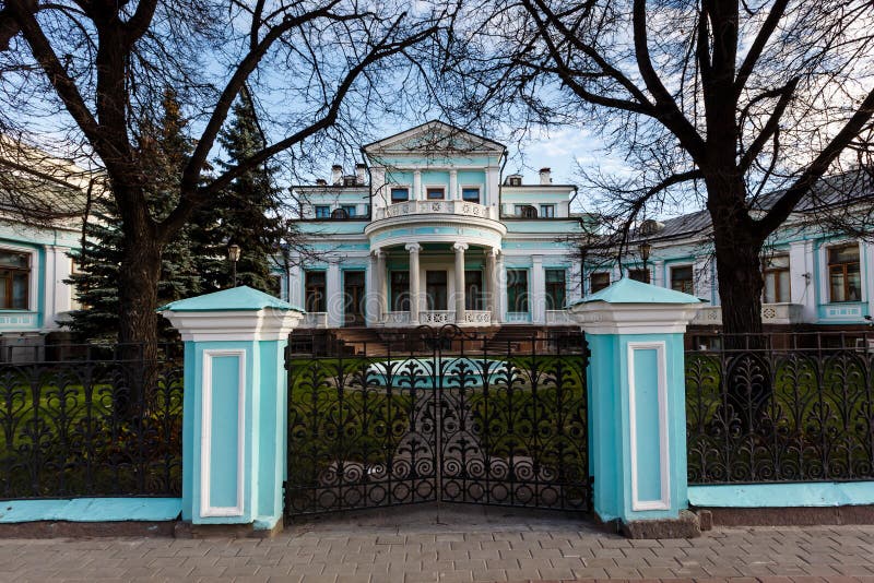 Medieval Manor in the Center of Moscow Stock Image - Image of capital ...