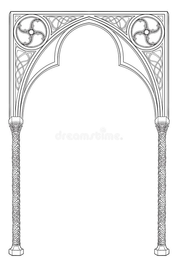 Gothic Border Stock Illustrations – 22,531 Gothic Border Stock ...