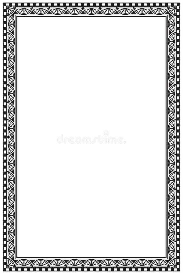 Medieval Manuscript Style Rectangular Frame. Gothic Style Pointed Arch ...