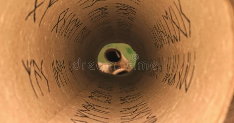 Medieval Manuscripts Library. Scrolls Stacked on a Pile Stock Video ...