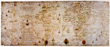 Medieval map of the world stock photo. Image of voyage - 8528716