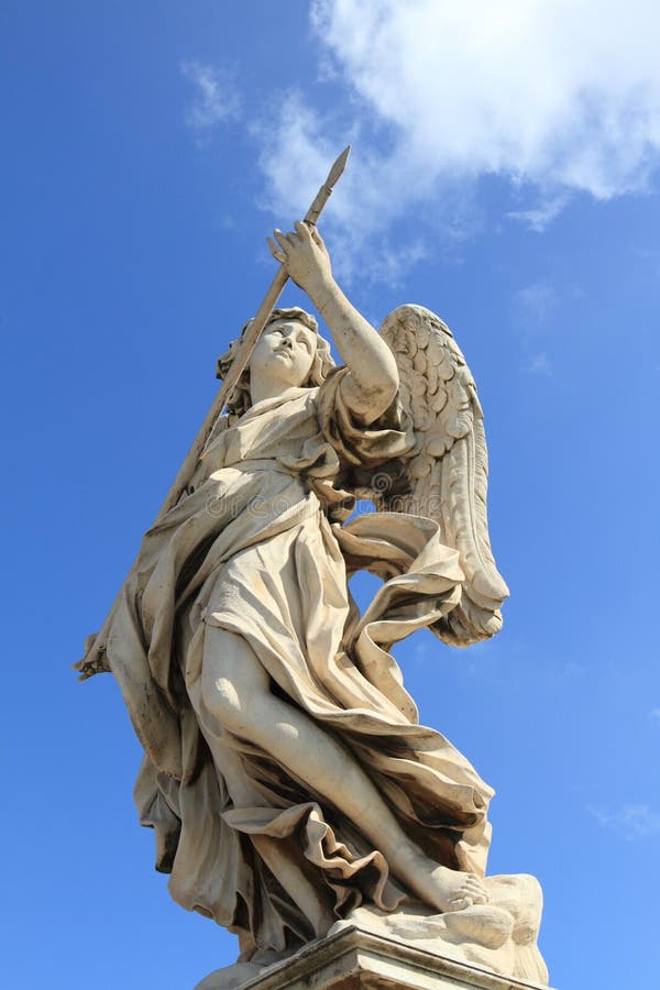 Angel pointing at the sky stock image. Image of sculpture - 29710113