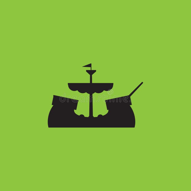 Medieval Merchant Ship Illustration. - Vector Stock Vector ...