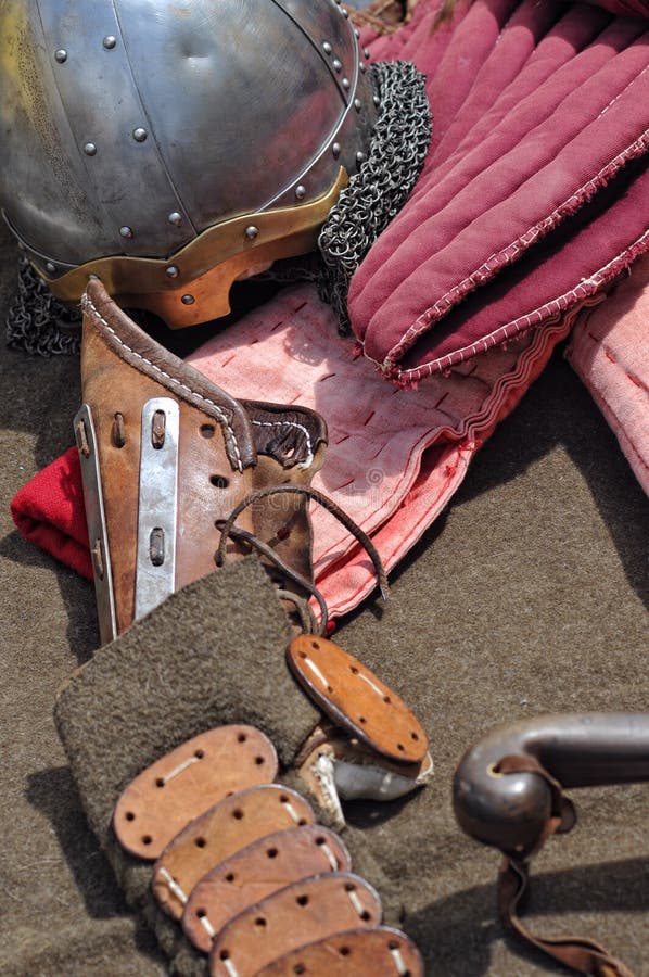 Medieval Military Equipment Stock Photo - Image of knights, middle ...