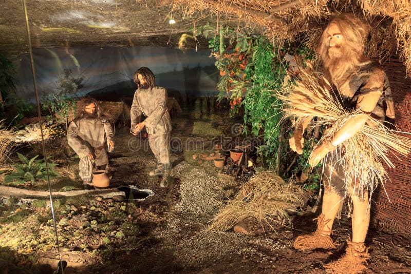 Medieval Miners at Work in the Wieliczka, Poland. Editorial Image ...