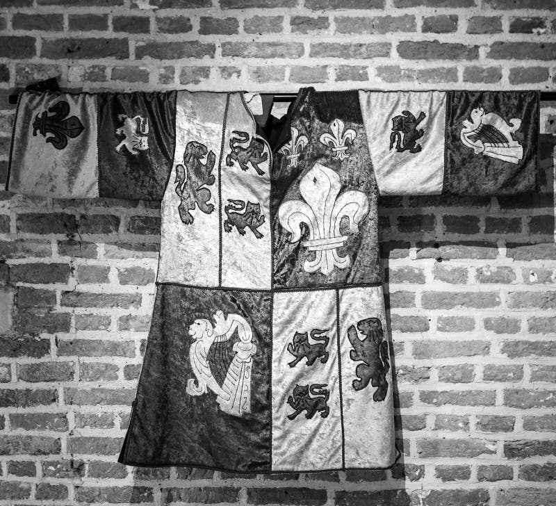 Medieval Monarch Clothes Close-up Photo. Stock Image - Image of history ...