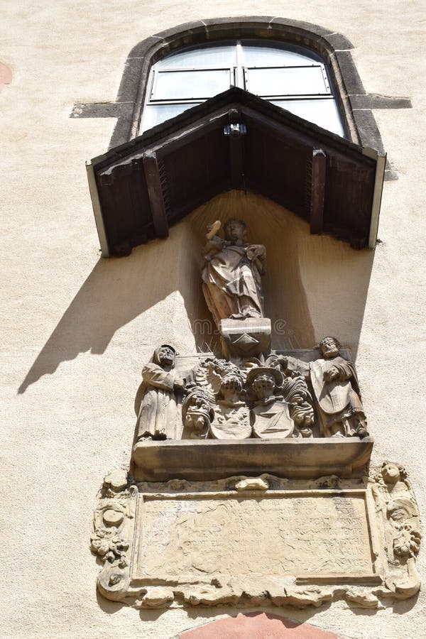Staint Statues on a Medieval Monastery Stock Photo - Image of chapel ...