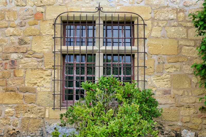 Medieval Mullioned Window stock image. Image of stone - 316924453