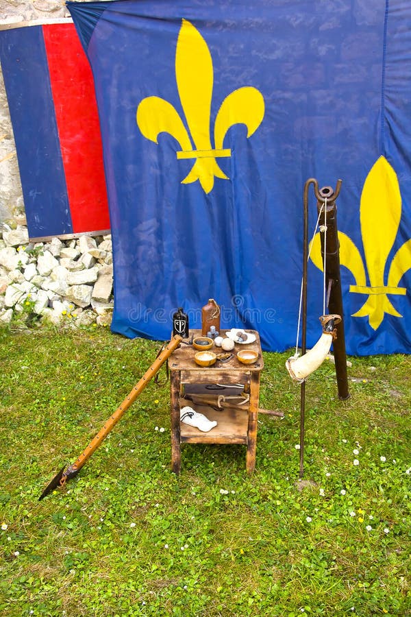 Medieval objects stock photo. Image of chain, britain - 35772190
