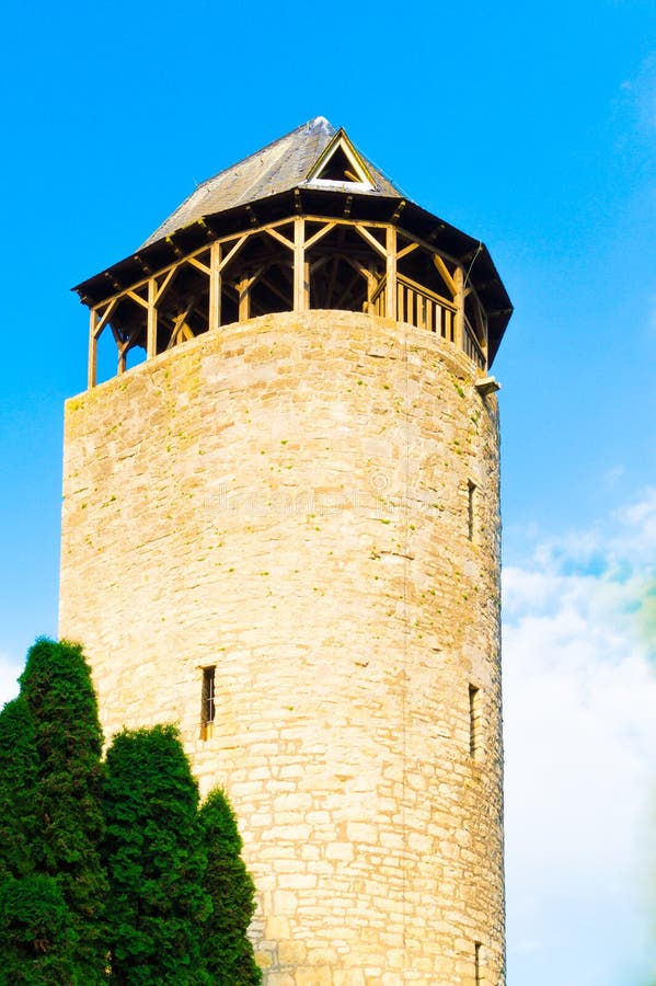 An Old Stone Watch Tower Over Looking Dingle Bay Co. Kerry Ireland As a ...