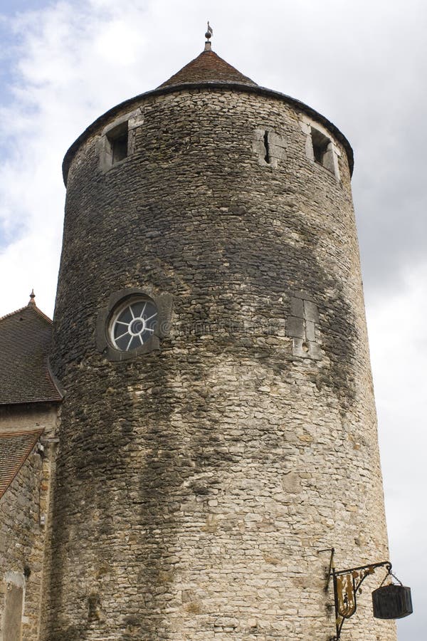 Medieval old tower stock photo. Image of france, bricks - 11618726