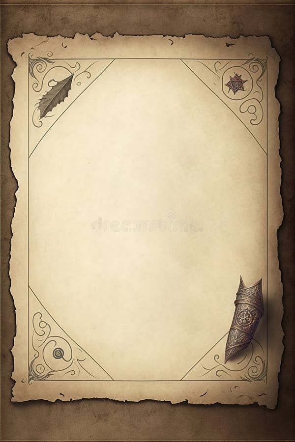 Medieval Paper Texture 005 - AI Generated Illustration Stock ...