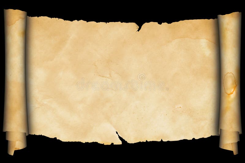 Medieval Parchment Paper Flat Style Icon Stock Vector - Illustration of ...