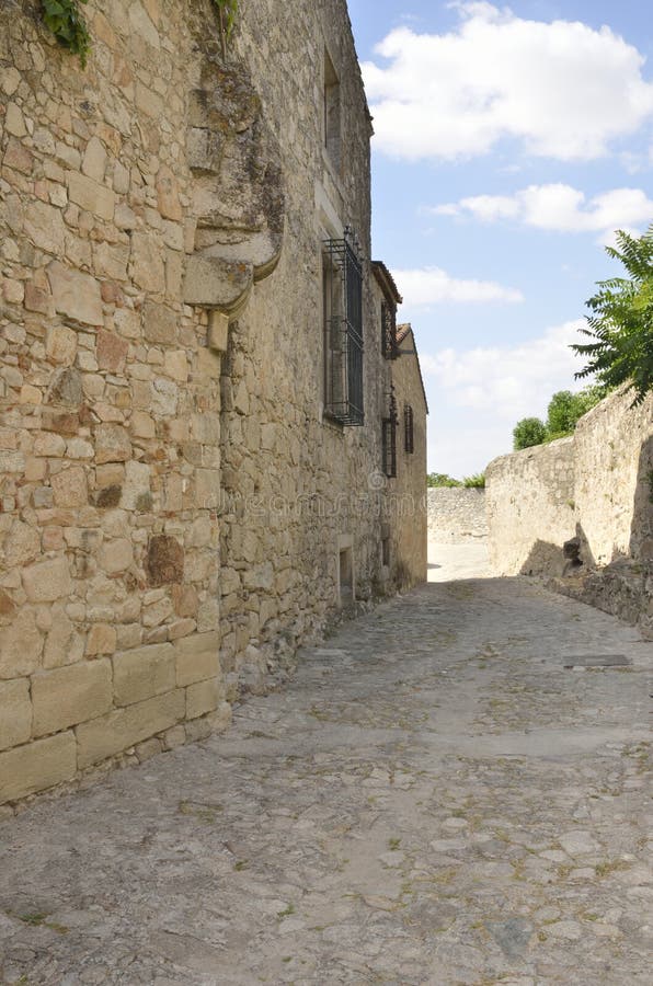 Medieval path stock photo. Image of europe, outside, stone - 81167674
