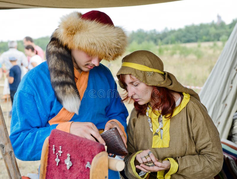 Medieval people editorial stock image. Image of positivity - 20959079