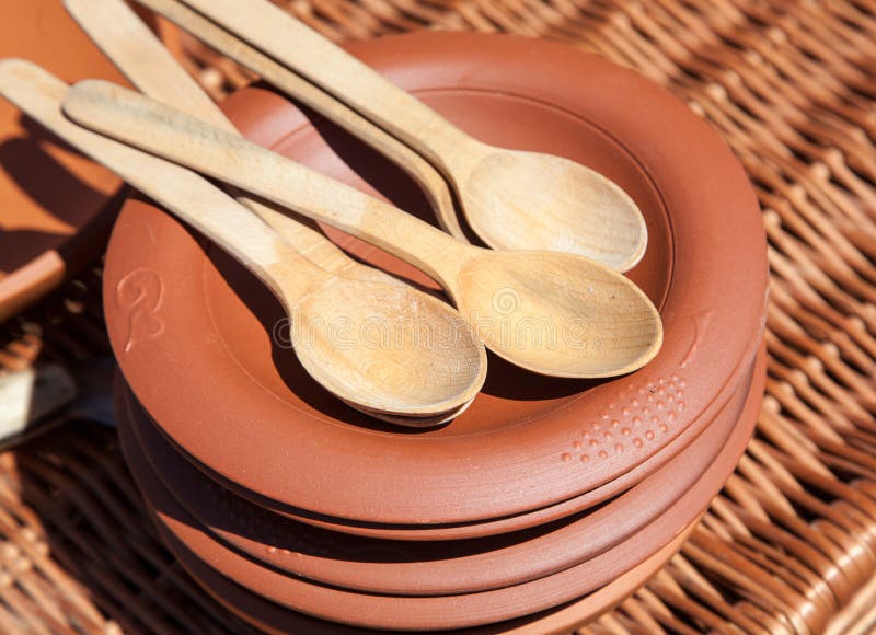 Medieval Plate of Food on Table of Biscuits and Fruit Stock Photo ...