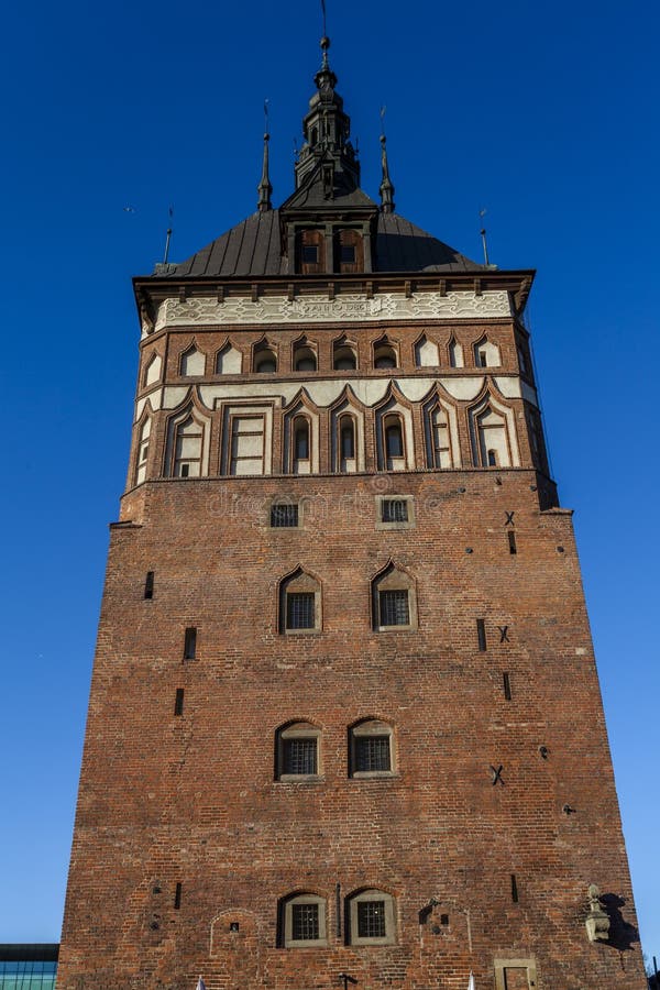 Medieval Prison Tower in Gdansk, Poland Stock Image - Image of medieval ...