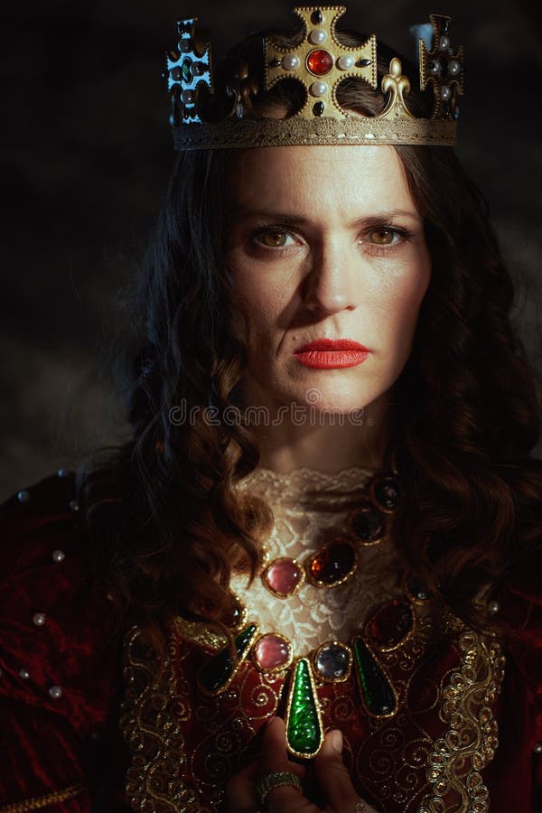 1,718 Beautiful Woman Red Dress Crown Queen Portrait Stock Photos ...