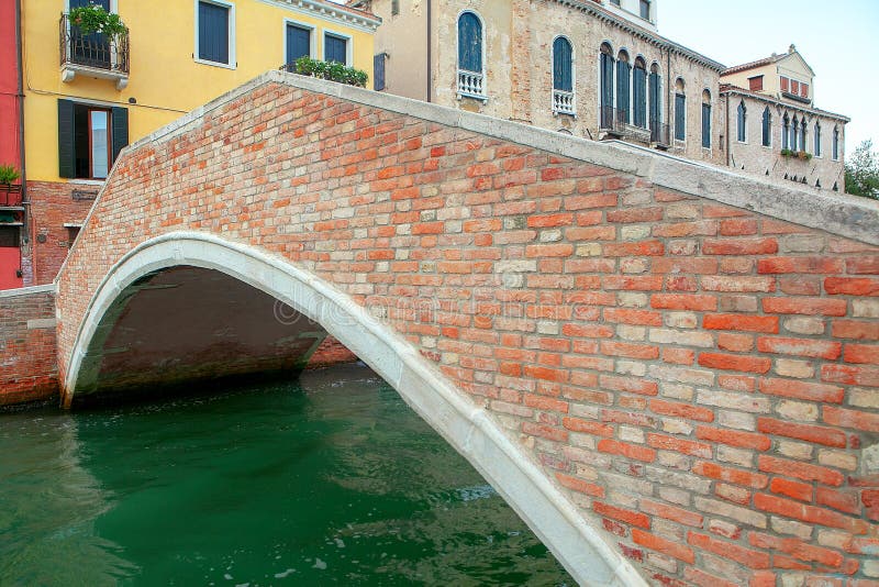 Medieval bricks bridge stock photo. Image of narrow - 170592070